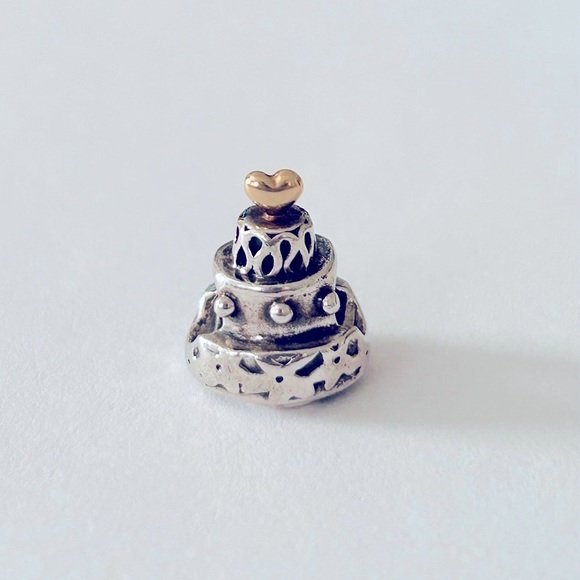 Pandora | Jewelry | Pandora Authentic Wedding Cake Charmsterling Silver ...